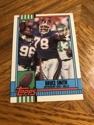 1990 Topps Bruce Smith Buffalo Bills #205 HOF | eBay