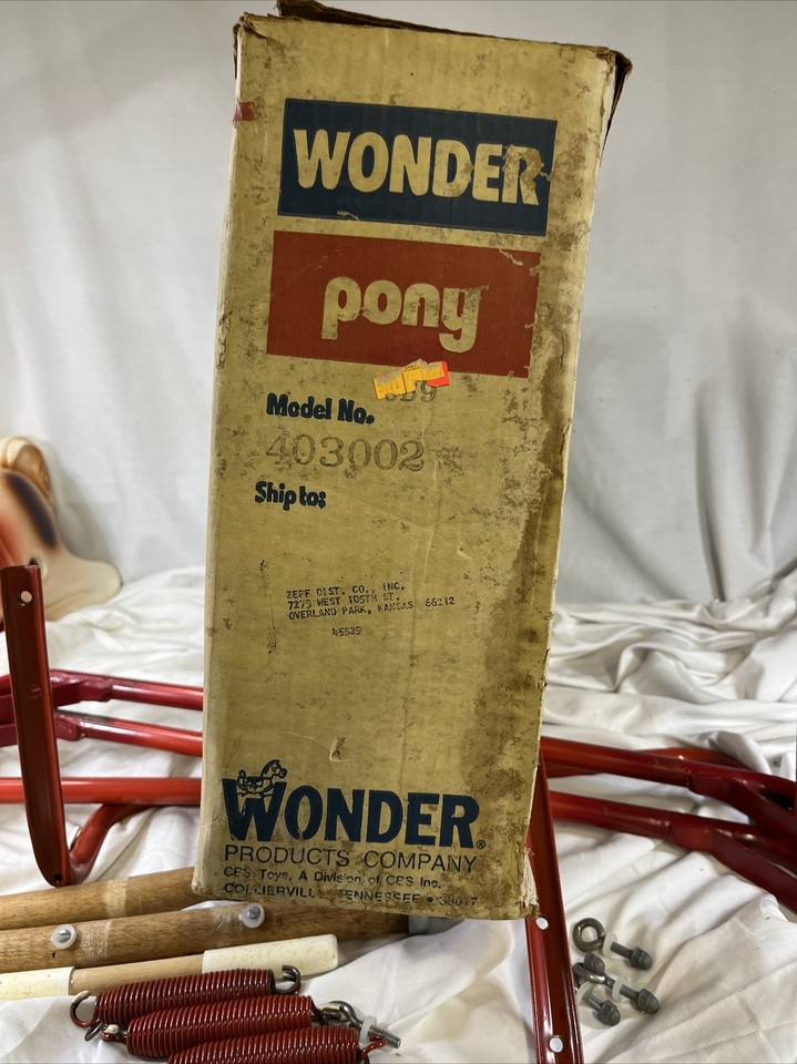 Wonder Pony Rocking Spring Wonder Horse 1970’s Vintage Rare Collector ...