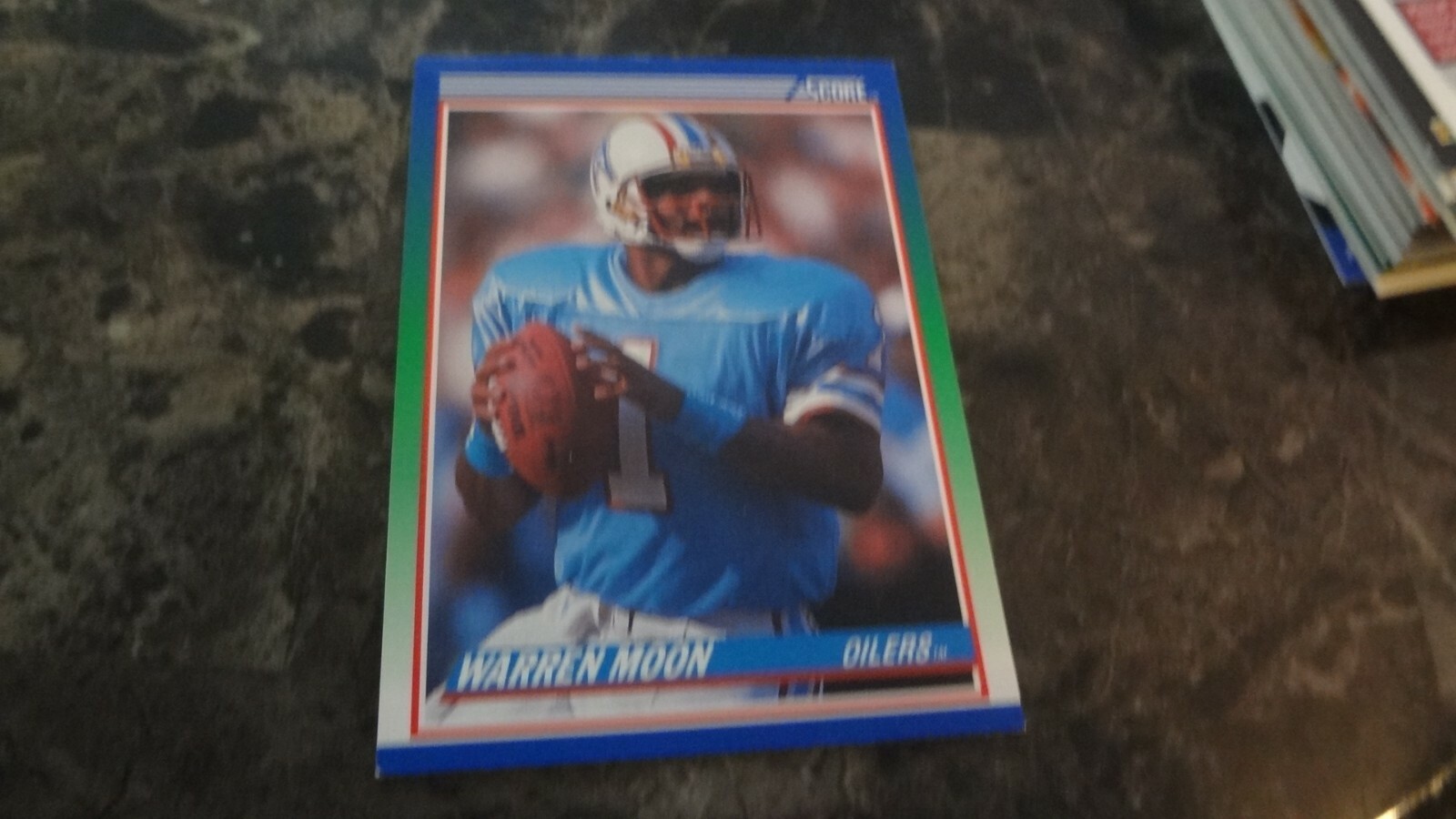 1990 SCORE # 105 WARREN MOON FOOTBALL CARD | eBay