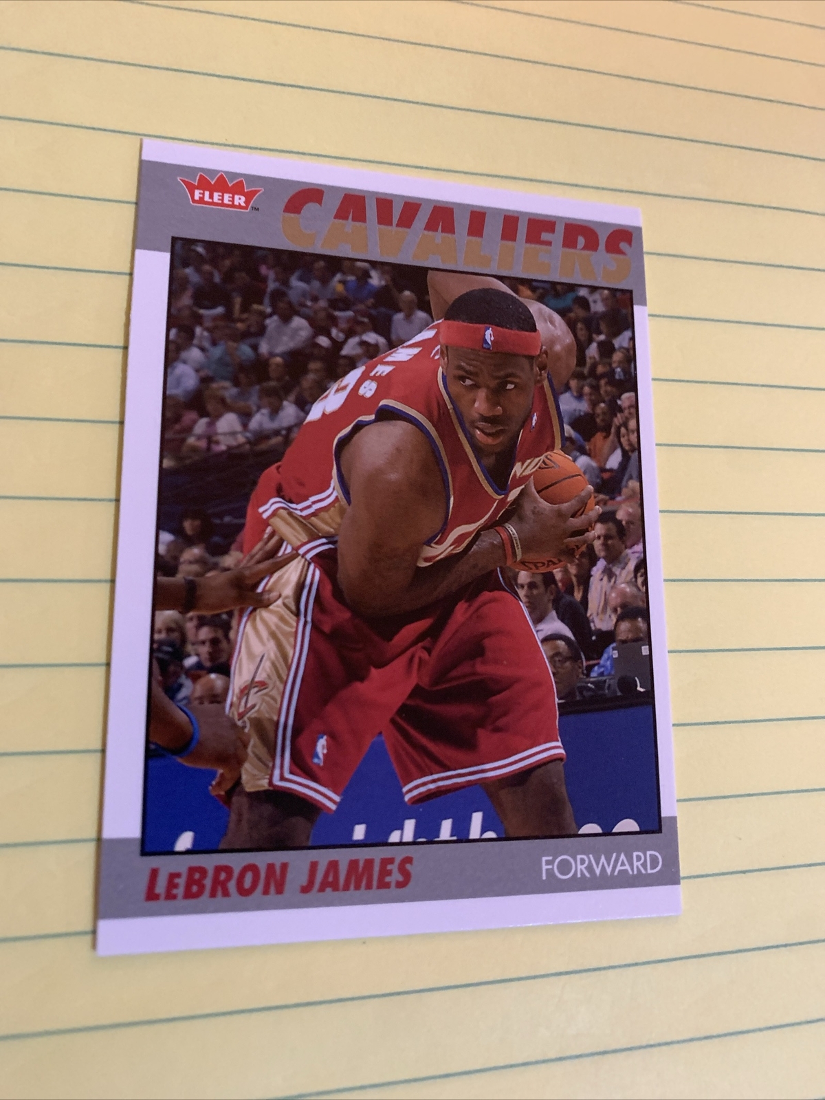 2007-08 Fleer - 1987-88 Retro #87R-66 LeBron James Cleveland Cavaliers ...