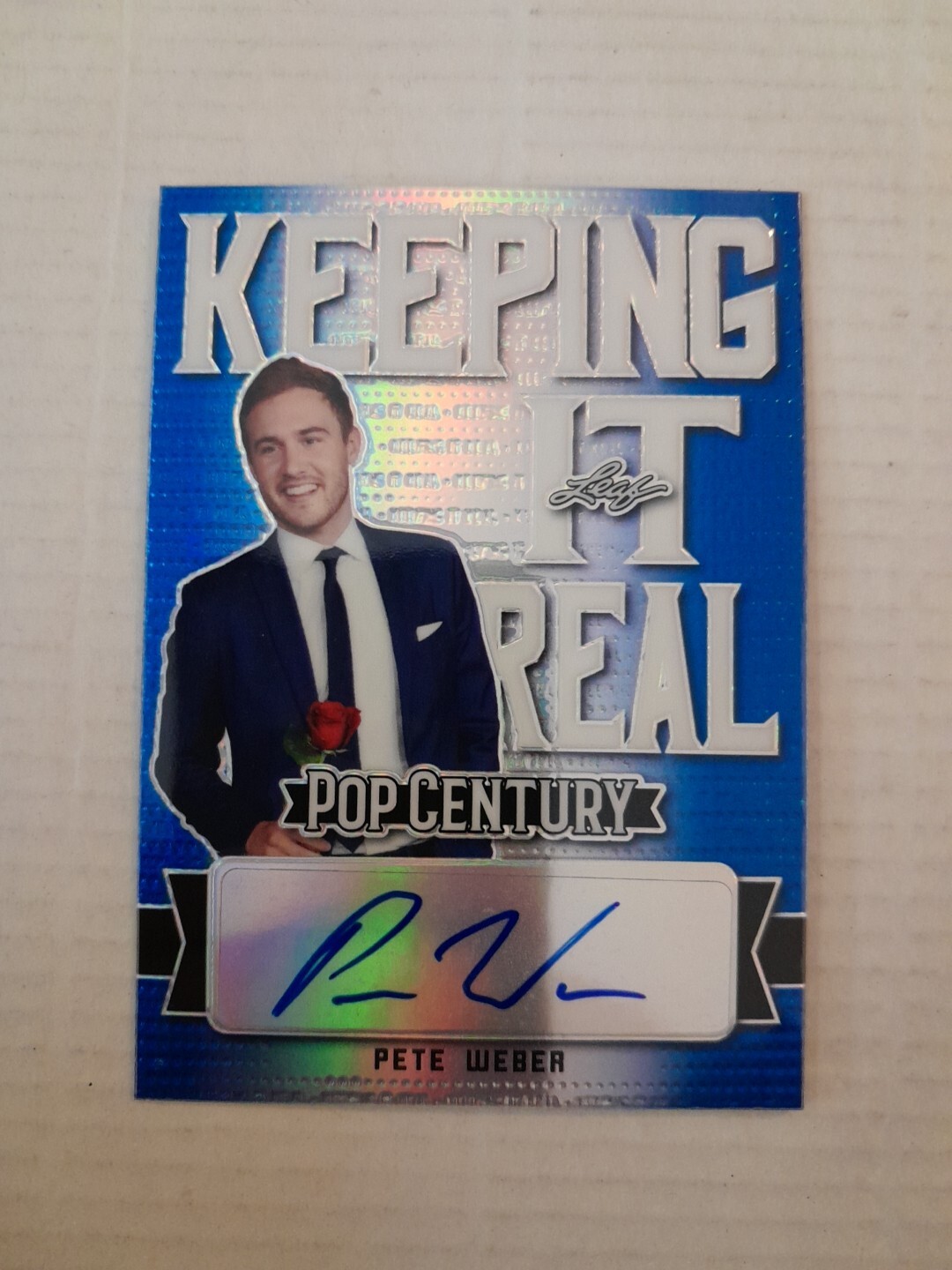 Pete Weber /25 Blue Prism KIR Autograph Card 2021 Leaf Pop Century The Bachelor | eBay