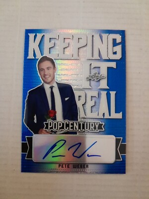 Pete Weber /25 Blue Prism KIR Autograph Card 2021 Leaf Pop Century The ...