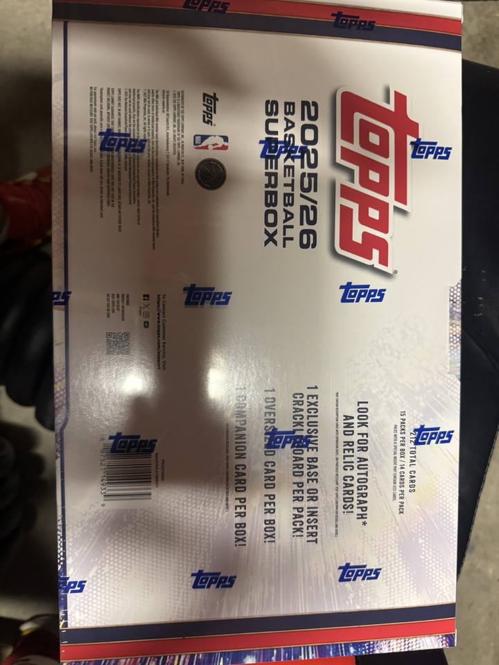 2025-26 TOPPS NBA Flagship Collection Superbox Box (227 Cards ...
