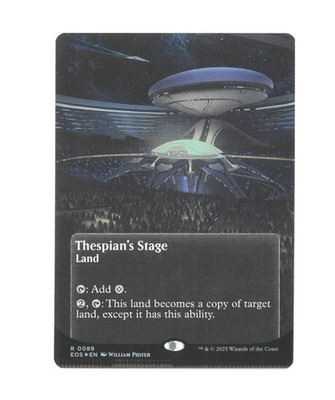 Mtg Magic The Gathering Edge of Eternities THESPIAN'S STAGE 💎 Crimp ...