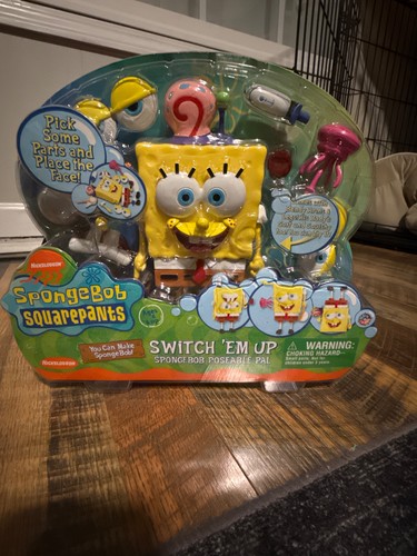 2002 Nickelodeon SpongeBob SquarePants Switch ‘Em Up Poseable Pal | eBay