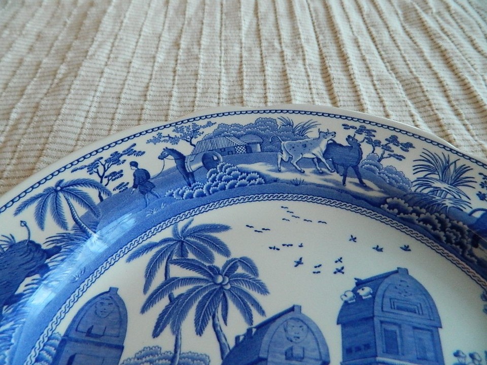 Spode China Blue Room Collection "Caramanian" 10 1/2" Dinner Plate 14-4 ...