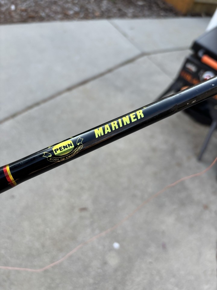 Penn Mariner Levelwind Rod Model MB2050C66 6'6" One Piece Rod. 20-50 lb ...