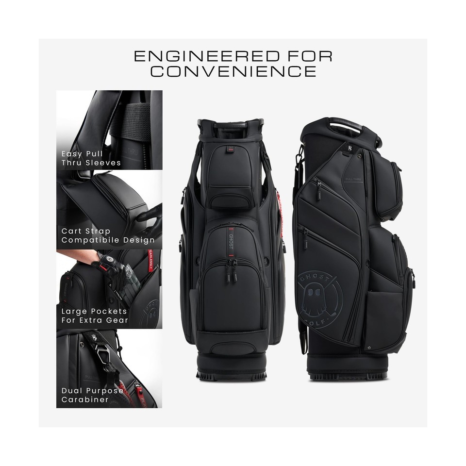 Ghost Golf Cart Bags, GT-14 - Golf Bags for Men & Women, 14-Way ...
