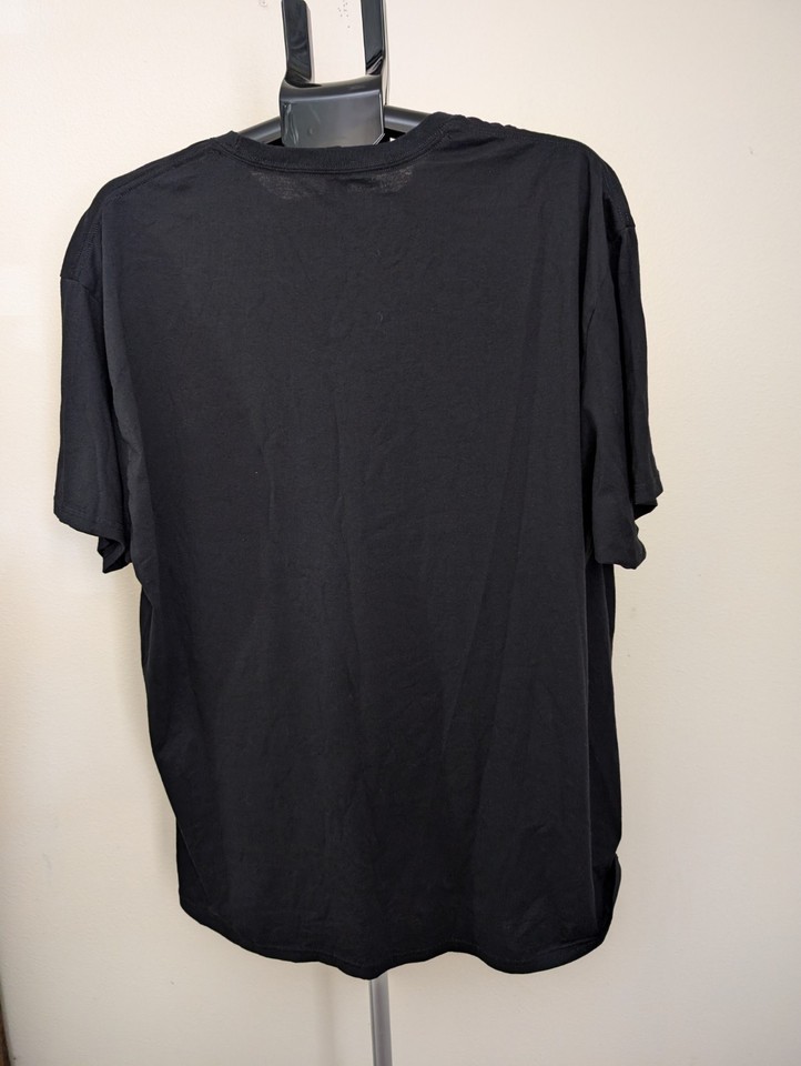 VINTAGE Y2K 90's southern skull cowboy flag mens black T shirt size 2XL ...