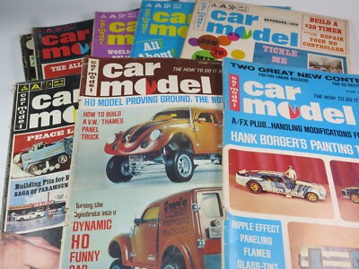 VINTAGE CAR MODEL MAGAZINE (USA) 1964 - 1972 Selection Please Choose | eBay