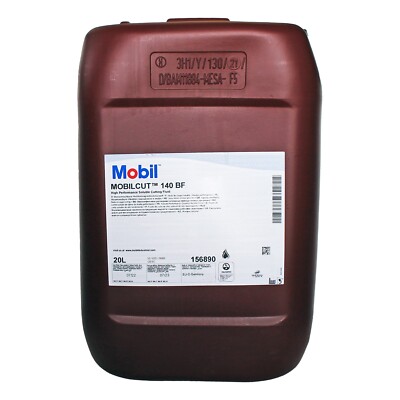MOBILCUT 140 BF DA 20 LITRI OLIO DA TAGLIO EMULSIONABILE LAVORAZIONE ...