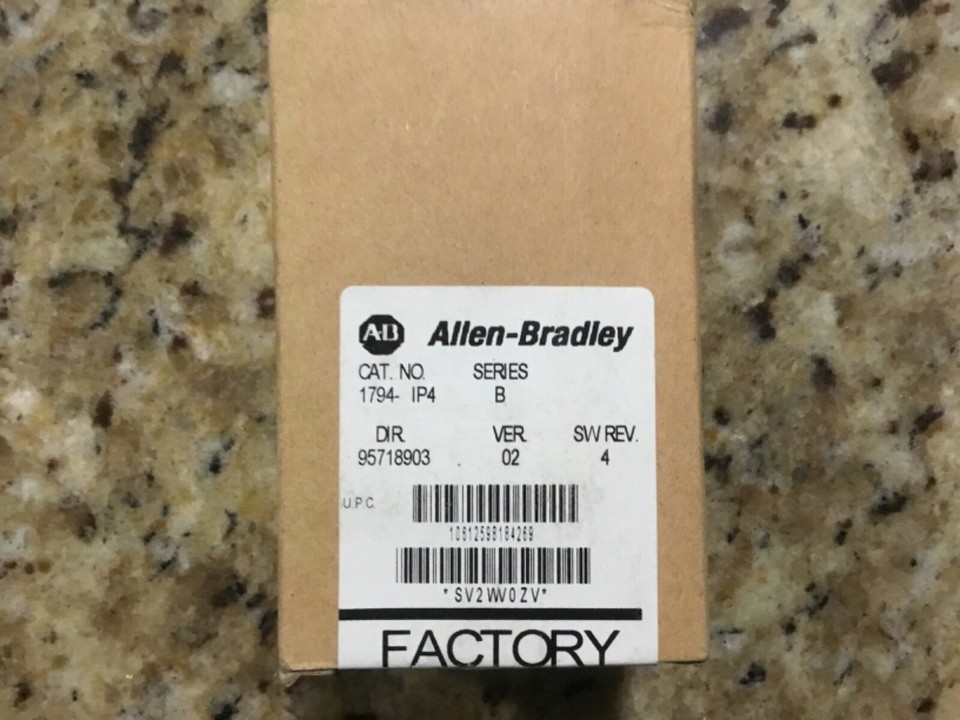 New Allen Bradley 1794-IP4 Flex I/O Input Module 4-Ch 12/24VDC Pulse ...