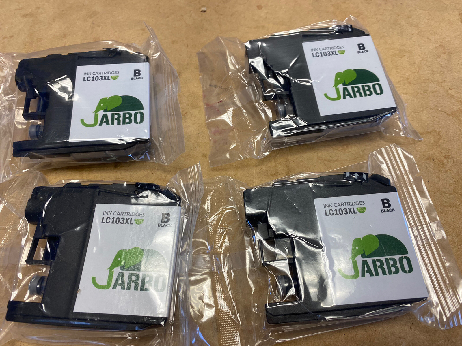 (4)New JARBO Ink Cartridge Brother LC103XL Black | eBay