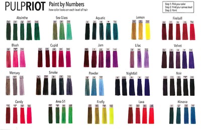 PULP RIOT Semi Permanent Professional Direct Hair Color 4oz (Select a ...