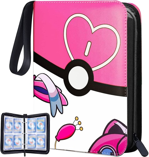 Pokemon Eevee Sylveon Trading Card Binder Album Pikachu 50 Sheet 400 ...