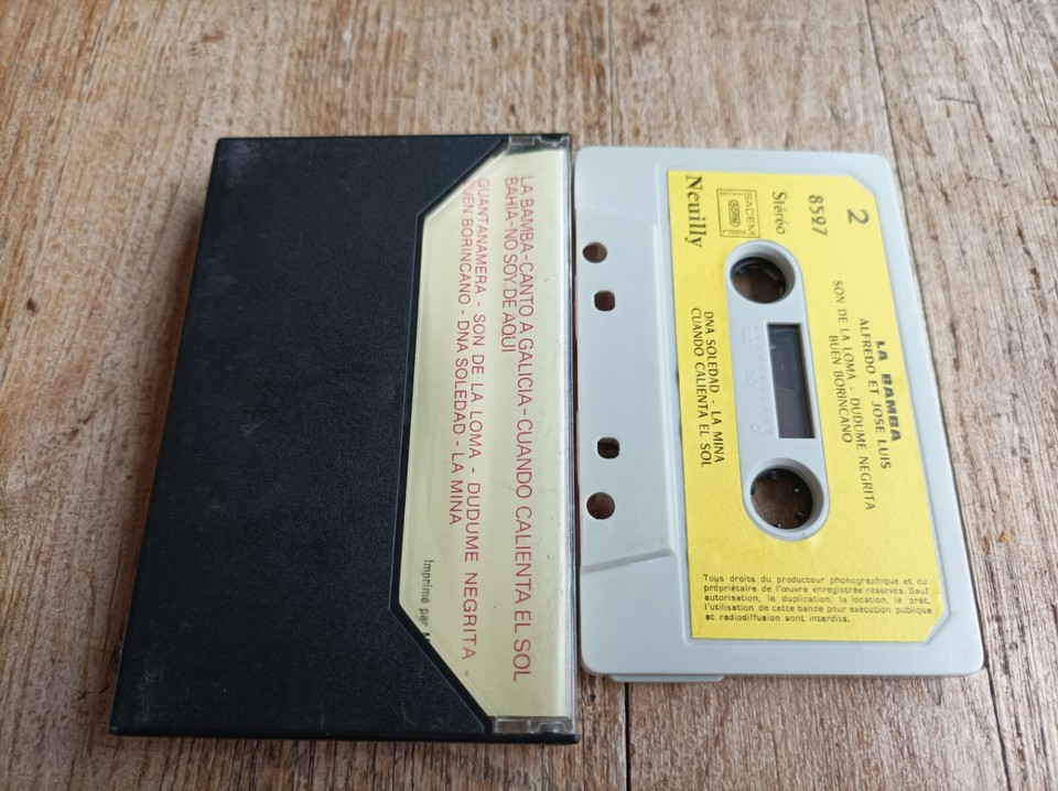ALFREDO ET JOSE LUIS LA BAMBA CASSETTE AUDIO TAPE K7 MC | eBay