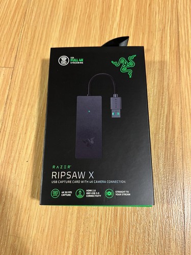NEW Razer Ripsaw X UHD Game Capture Card Streaming Compact size USB 3.0 ...
