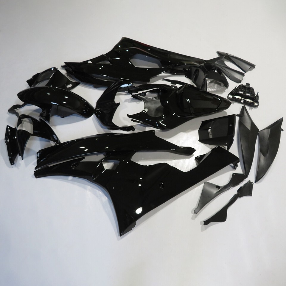 Glossy Black Fairing Kit +Tank Cover For Yamaha YZF R6 2006 2007 ...