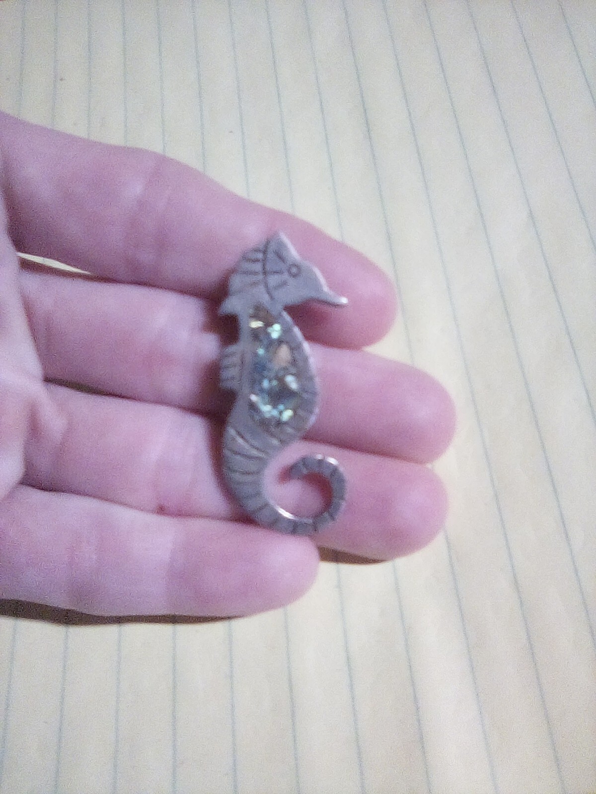 Vintage Alpaca Taxco Mexico Sterling Silver Abalone S… - Gem