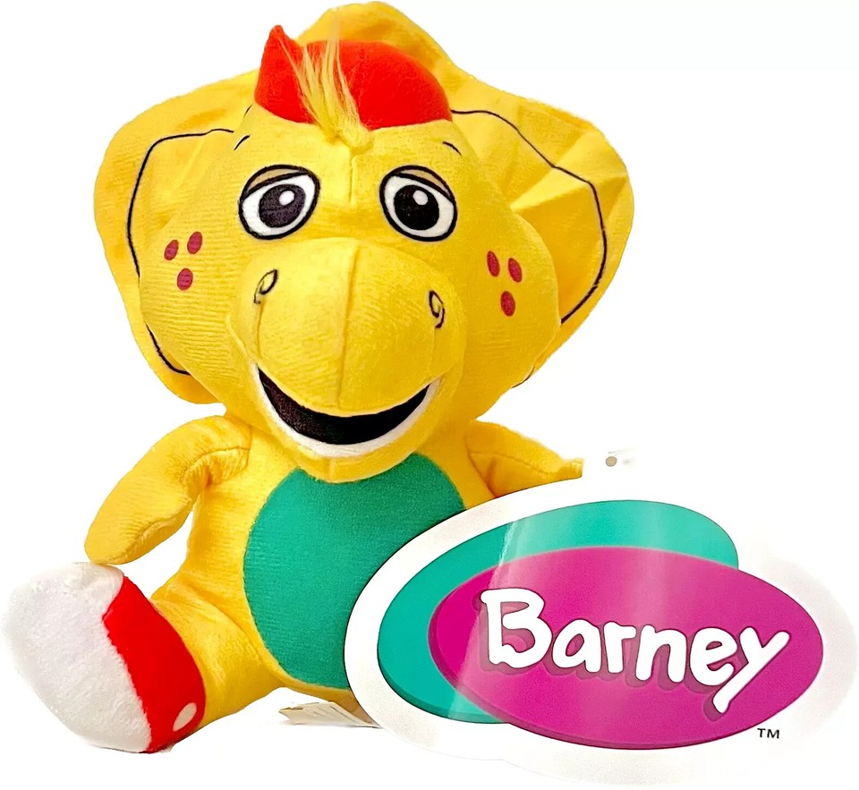 Set of 4 Barney & Friends Plush Toys 7 inch Full Set Barney Baby Bop BJ ...