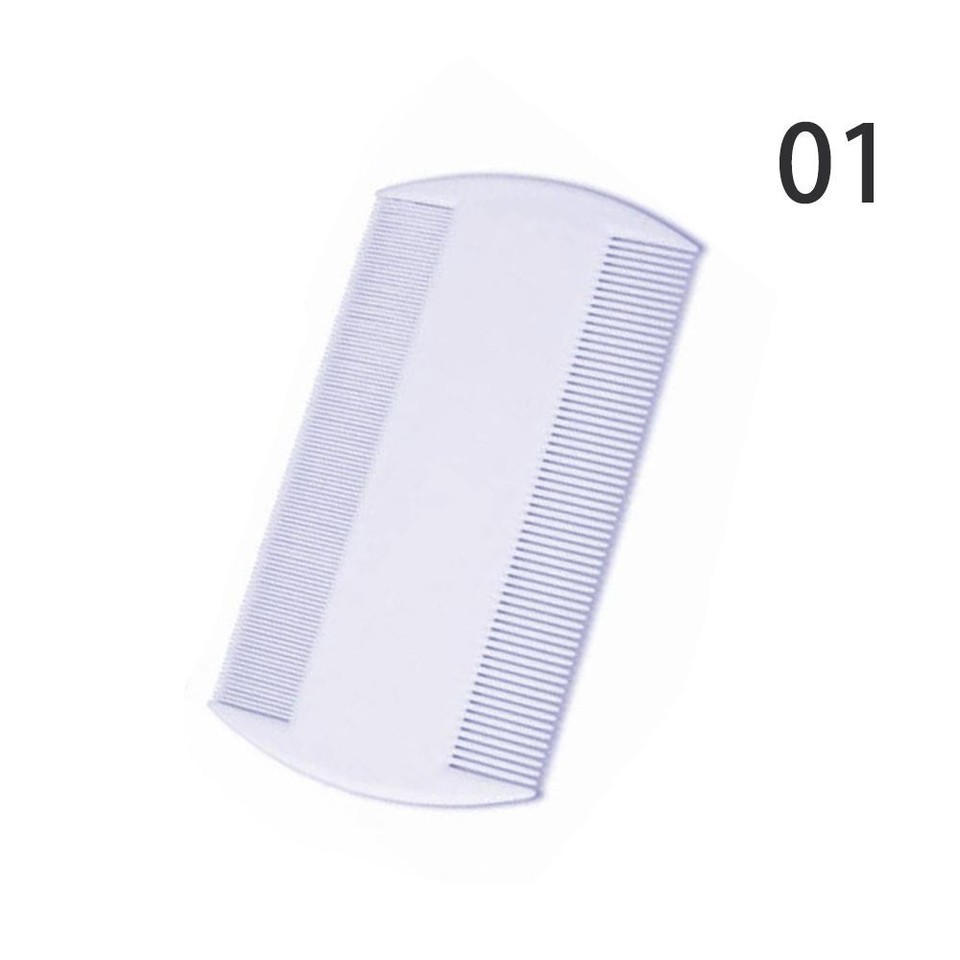 White Fine Tooth Lice Comb Nit Combs Lice Flea Nit Removal Head Lice ...