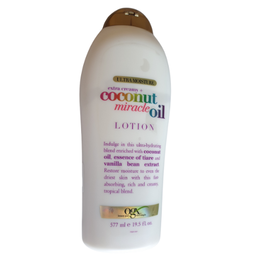 OGX Extra Creamy + Coconut Miracle Oil Ultra Moisture Body Lotion (19.5 ...