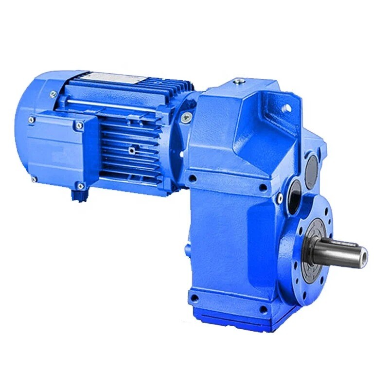 Helical Gear Reducer Horizontal Vertical Transmission R37/R47/R57/R67 ...
