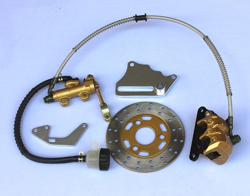 Rear Hydraulic Disk Brake Rotor CNC Bracket Fr Honda Monkey Z50 Bike ...