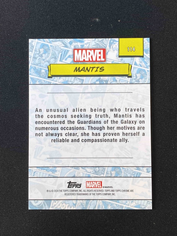 Mantis 2024 Topps Chrome Marvel Sapphire #114 | eBay