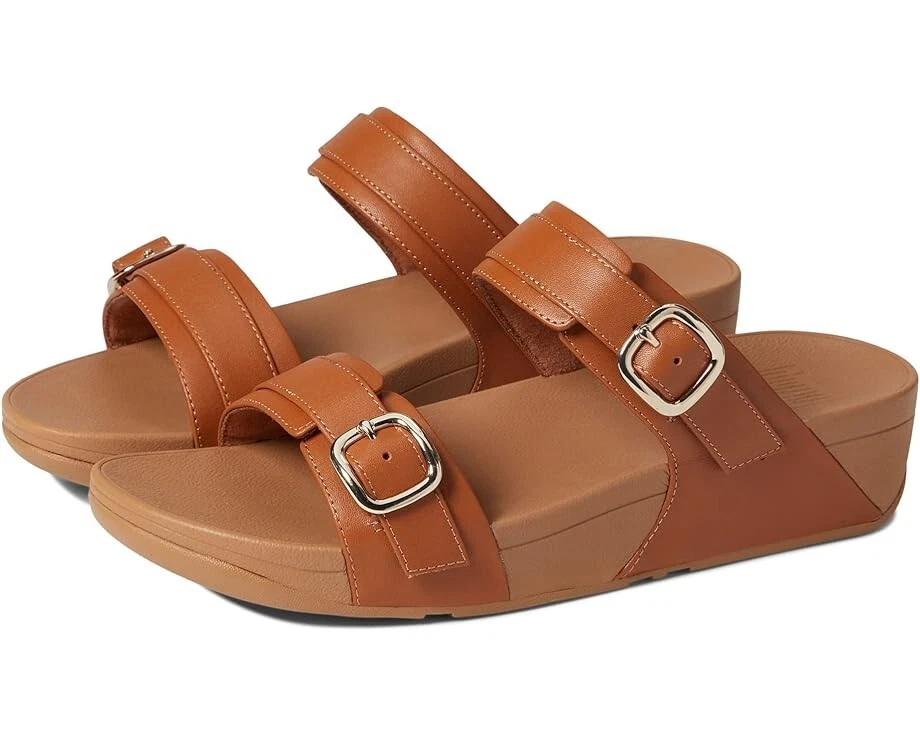 Fitflop Lulu Adjustable Leather Back-strap Sandals Flash Sales | emergencydentistry.com