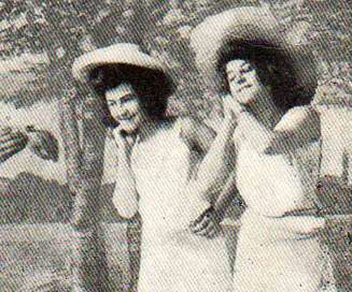 RARE & AMAZING VERY RISQUE 2 Antique PHOTO CARDS! Fine HISTORIC WILD ...