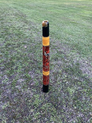 34" Authentic Aboriginally, DIDGERIDOO Kangaroo Hand Painted Artwork | eBay