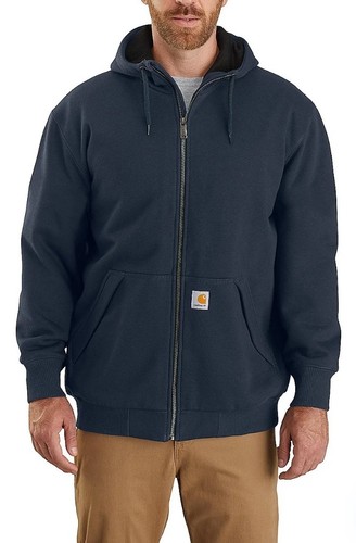 Carhartt Rain Defender Loose Fit MidWeight Thermal Lined Hooded Zip up ...