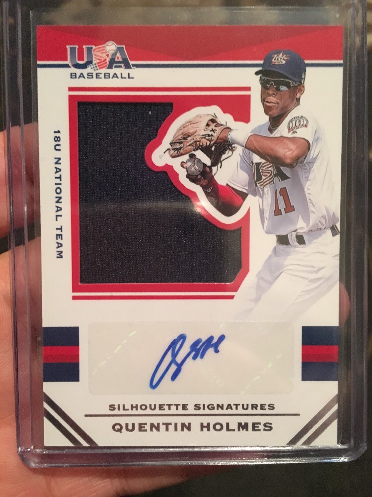 2017 Panini Stars & Stripes Quentin Holmes Auto Patch Autograph /49 | eBay