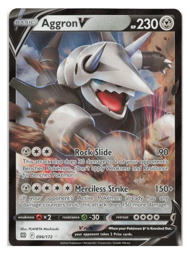 Aggron V #096/172 SWSH09: Brilliant Stars Pokemon tcg | eBay