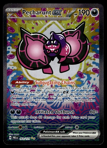 Pecharunt SIR NM 163/131 SV: Prismatic Evolutions Pokemon | eBay