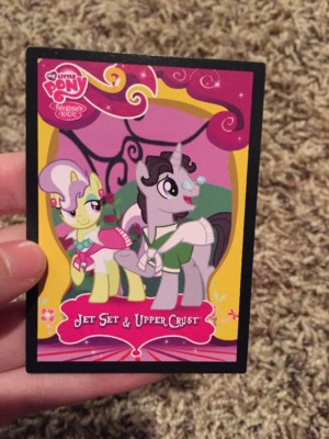 My Little Pony Tranding Cards Series 2 #24 Jet Set & Upper Crust | eBay