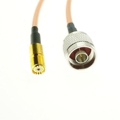 RG400 Cable Mini UHF Female jack to N Male plug Connector RF Coaxial ...