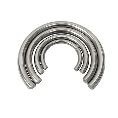 Set of 4 Clock Round Mainspring "C" Clamps - Round Steel Antique Repair ...