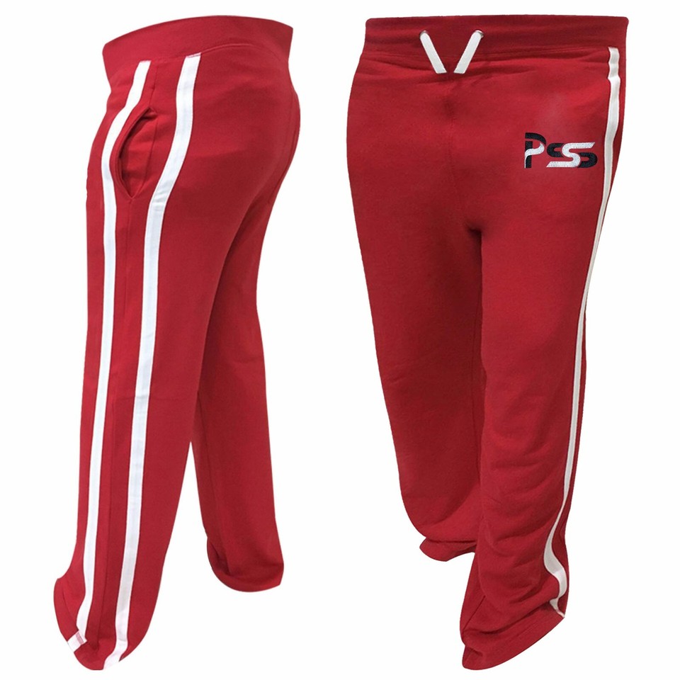 Mens Cotton Joggers Fleece Jogging Trousers Pants Track Suit MMA Boxing ...