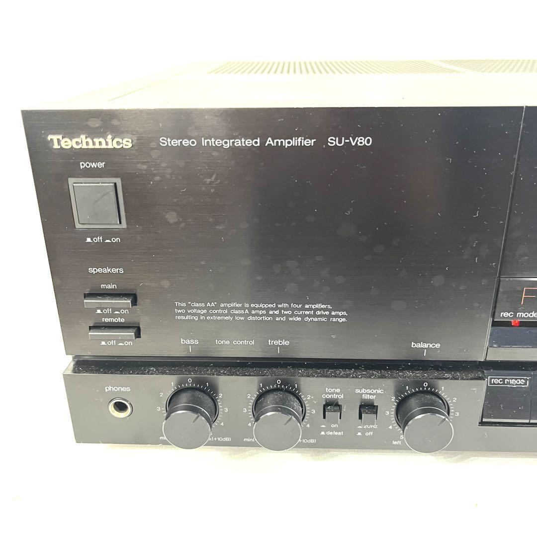 Technics SU-V80 Pre Main Amplifier ClassAA SU-V80 Audiophile Stereo ...