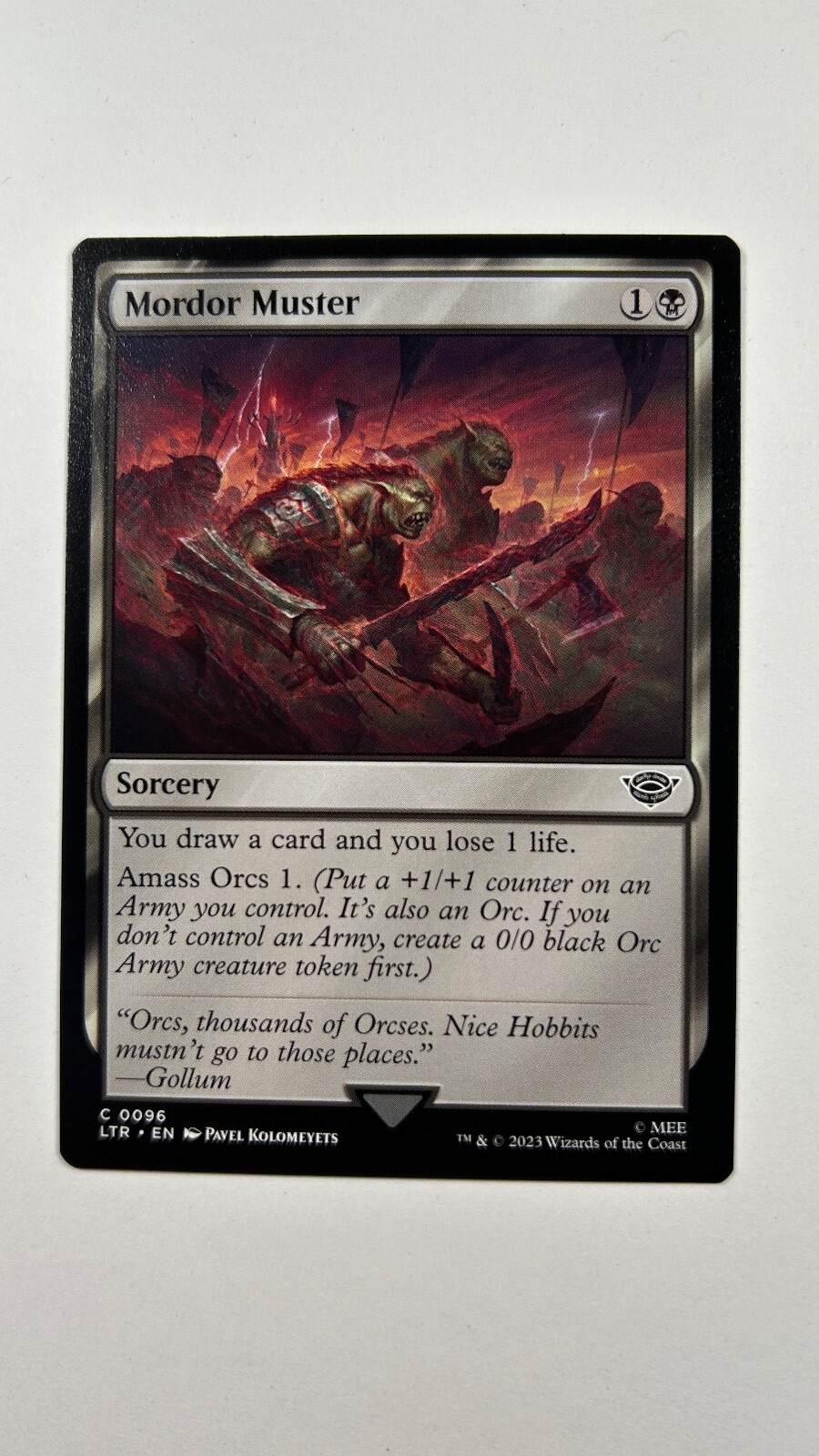 MTG Lord of the Rings Mordor Muster #96 LOTR Magic the Gathering | eBay