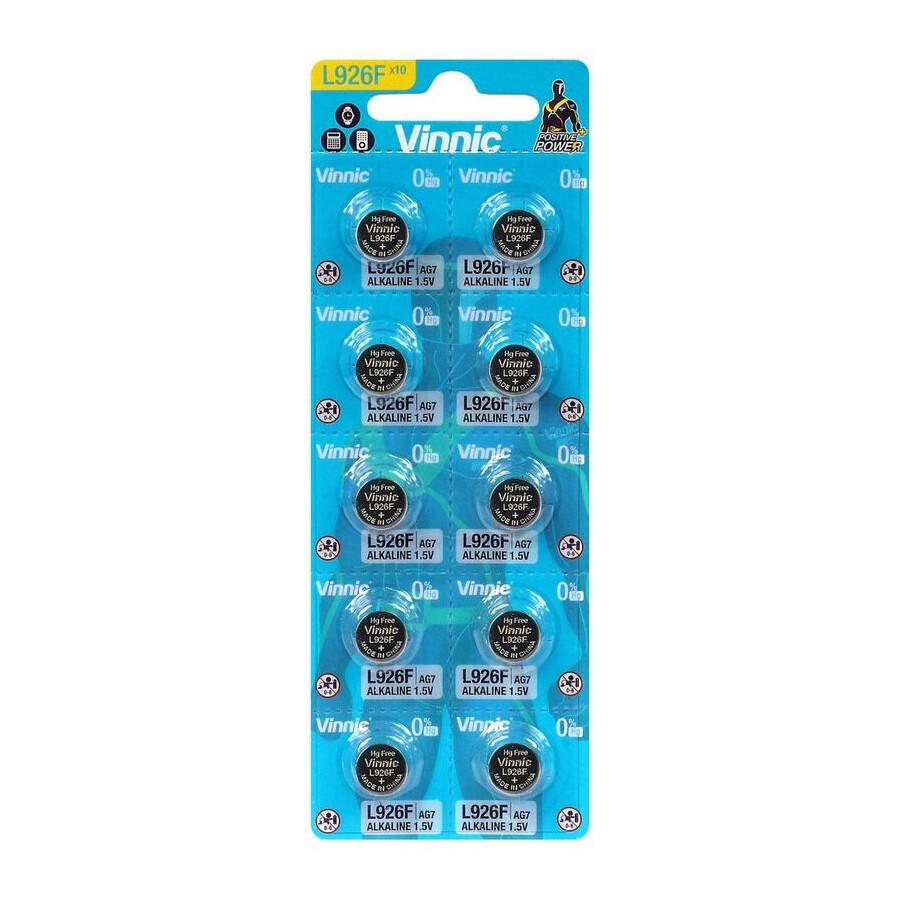 Vinnic Alkaline Watch Batteries ALL SIZES - LR44 LR41 LR43 LR54 LR60 ...