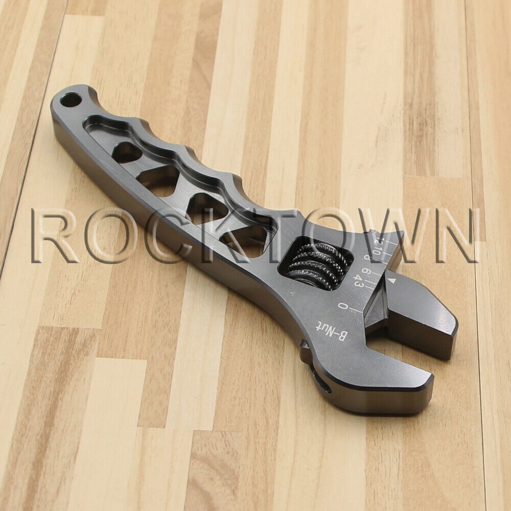 Hi-Q 3AN-12AN Adjustable Aluminum AN Wrench Hose Fitting Tool Spanner ...