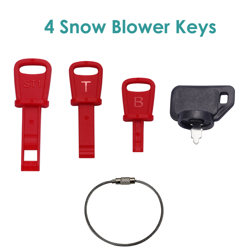 4 Universal Snow Blower Lawn Mower Key Set Replacement Fits Briggs MTD ...
