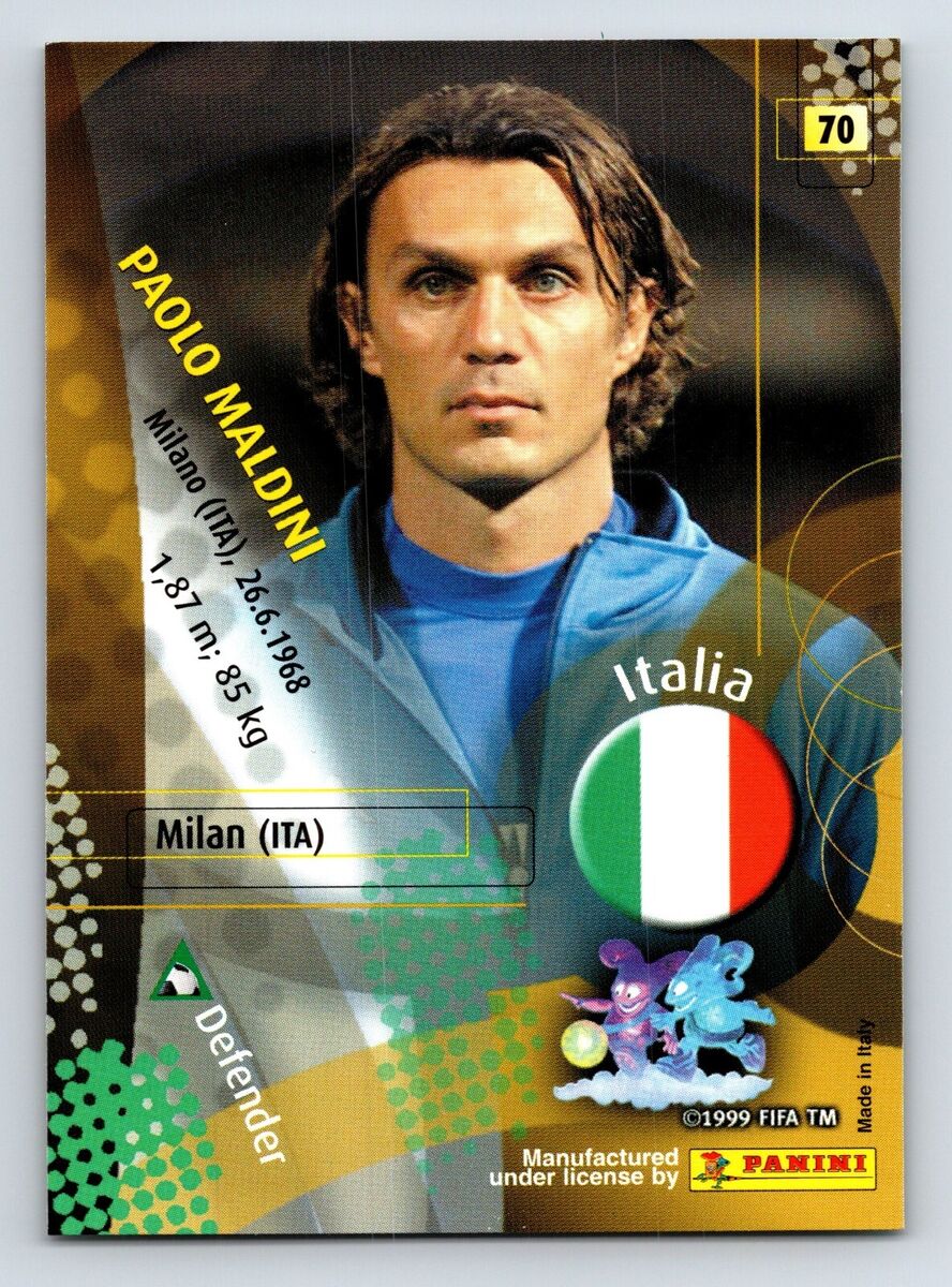 Paolo Maldini 2002 Panini World Cup #70 Milan Italy | eBay Paolo Maldini 2002 Panini World Cup #70 Milan Italy | eBay