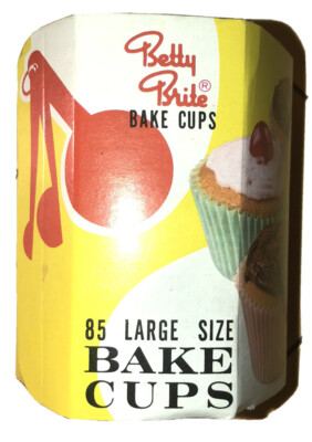 1950’s *Sealed* Betty Brite 85 Large Bake Cups Mead American Paper ...