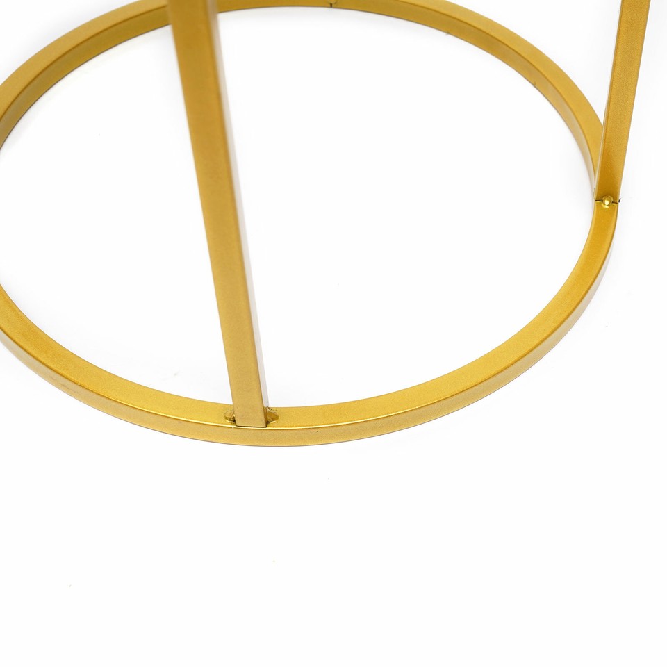 3 Pcs Flower Rack Vase Stand Prop Metal Art Geometric Column Wedding ...