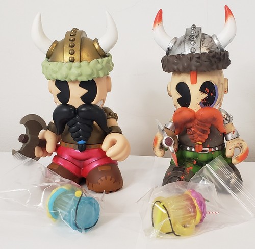 KIDØLAF REDBEARD & CAPTAIN BLACKBEARD Kidrobot Mascots The Beast ...