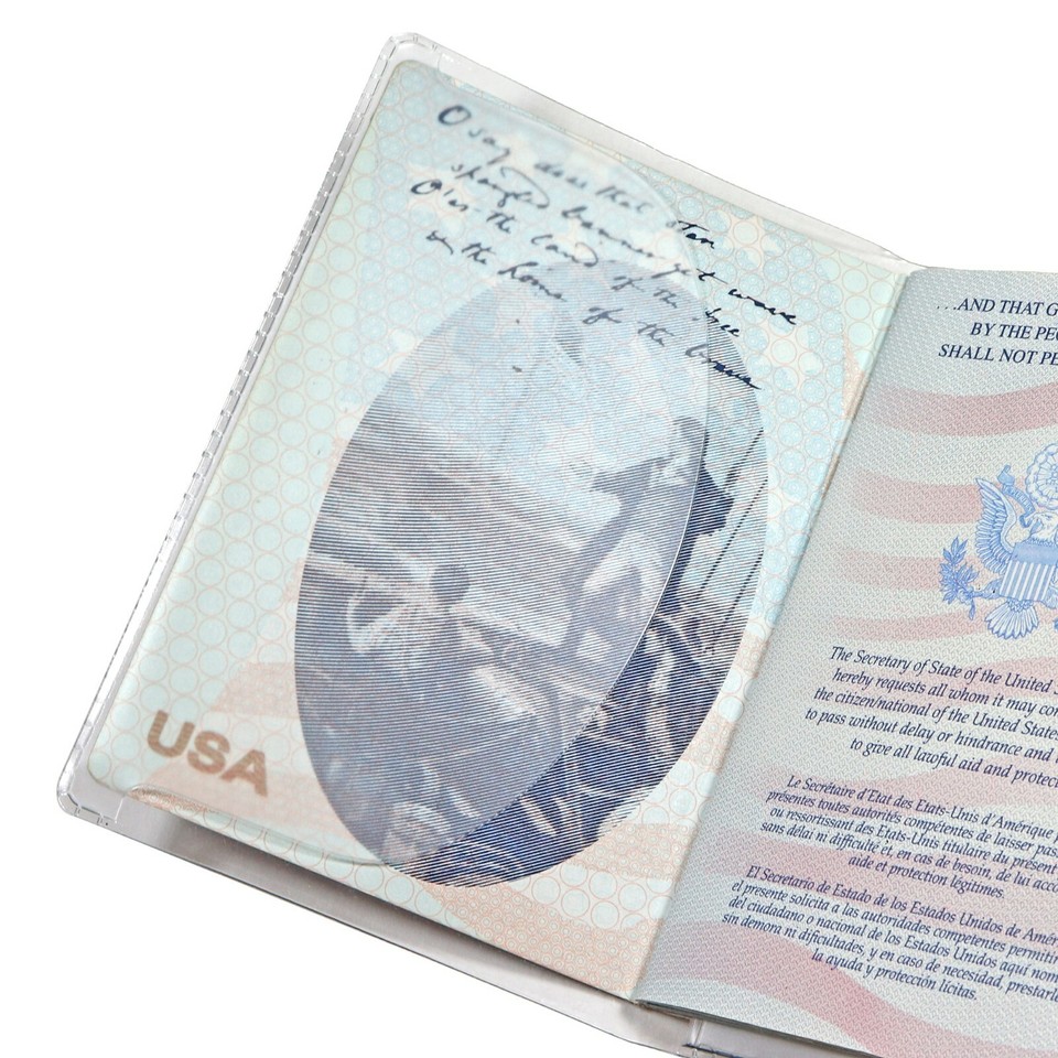Clear Passport Cover Plastic Passport Protector Vinyl ID Card Protector ...